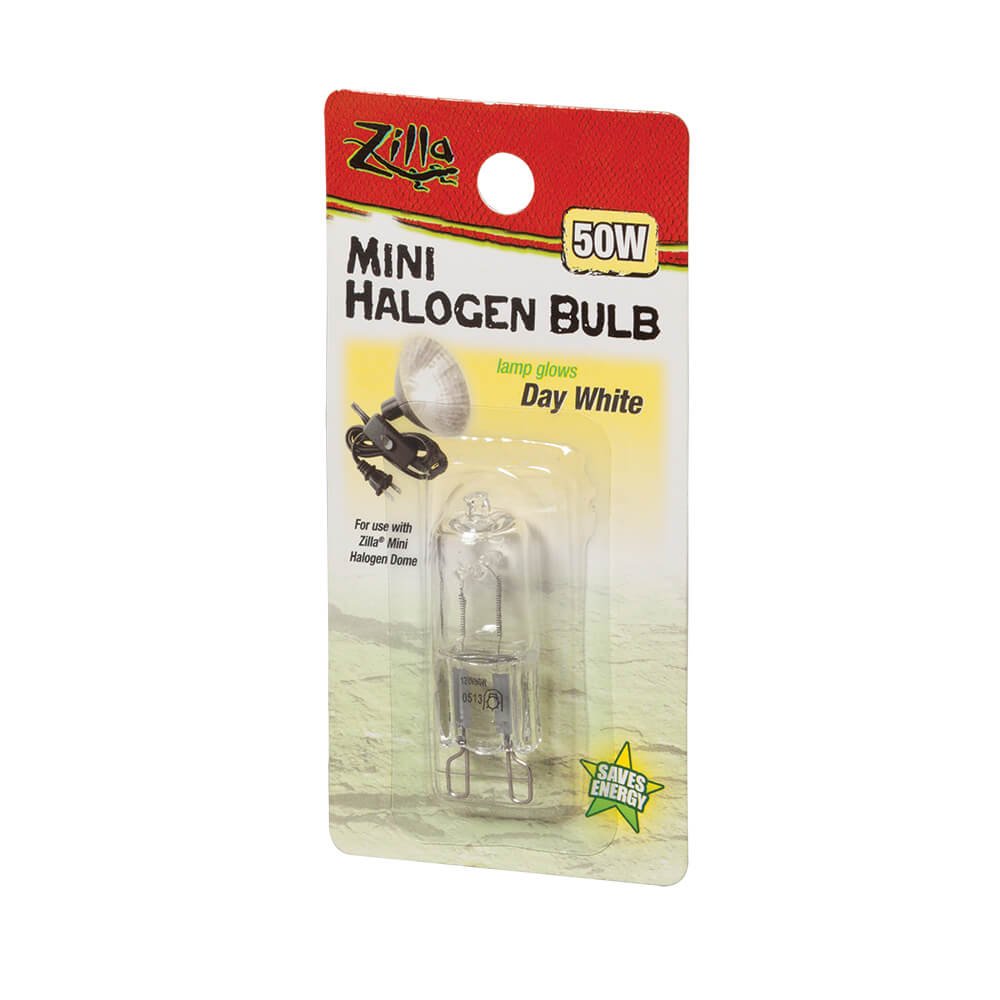 Snapklik.com : Zilla Mini Halogen Lamp Reptile Bulb, 50-watt, Night Red