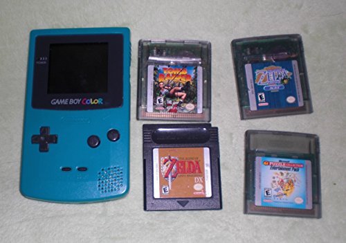 Amazon.com: NINTENDO|GAMEBOY COLOR TEAL BUNDLE [video game] : Video Games