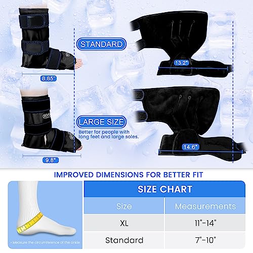 Snapklik.com : REVIX XL Ankle Ice Pack Wrap For Swelling And Cold Pack ...