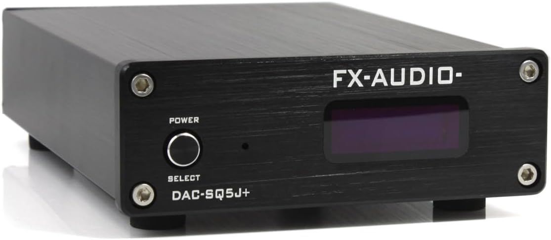 Amazon | FX-AUDIO- DAC-SQ5J+[ブラック] Burr-Brown PCM1794A搭載 ハイレゾDAC USB 光 ...