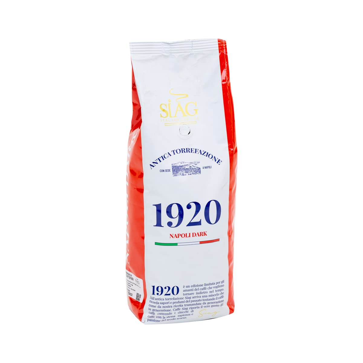 Siag Italian Coffee – Café de grano entero tostado oscuro – Mezcla ...