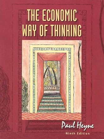 The Economic Way of Thinking (9th Edition): Heyne, Paul: 9780130132994 ...