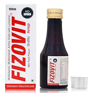 Fizovit Syrup 100ml | Multivitamin, Multiminerals with Lycopene Syrup ...