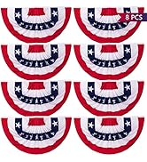 Amazon.com : 6 PCS Fourth of July Decorations, 3 x 6 FT Large Patriotic ...