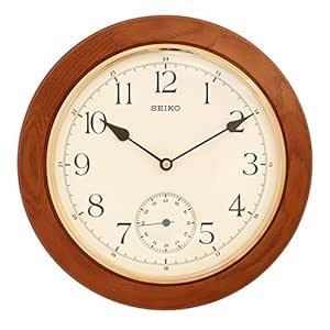 Seiko Side Second Wall Clock Qxa432Bn : Amazon.in: Home & Kitchen