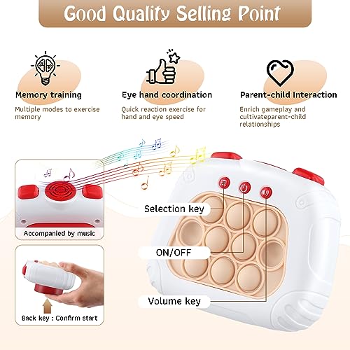 Light Up Pop Fidget Game, Pop Push it Game Controller, Sensory Fidget ...