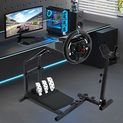 Snapklik.com : Racing Wheel Stand Height Adjustable Driving Simulator ...