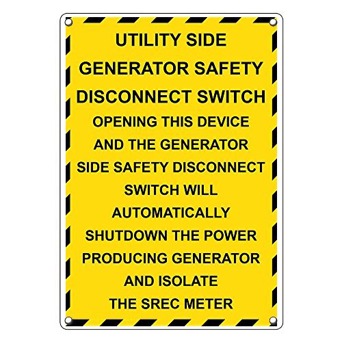 Weatherproof Plastic Vertical Utility Side Generator Safety Disconnect ...