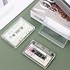 Amazon.com: 20 Pack Cassette Cases Clear Plastic Blank Cassette Tape ...