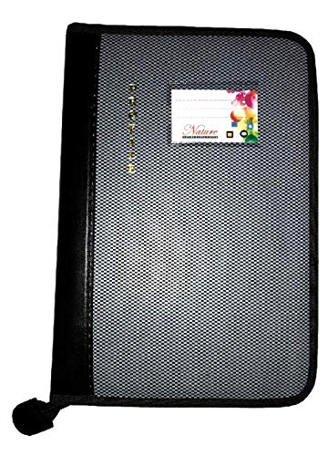 Nature Grey Pu Leather File Folder : Amazon.in: Office Products
