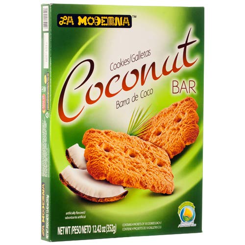 Amazon.com: La Moderna Cookies Coco Nut Bar, 12.42 oz