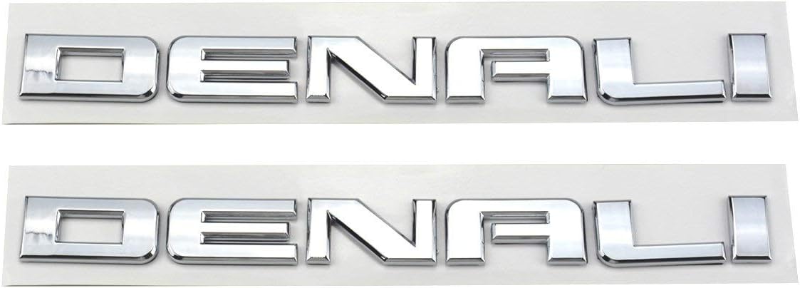 Amazon.com: 2pcs Denali Nameplate Emblems Hd Badges Compatible for Gm ...