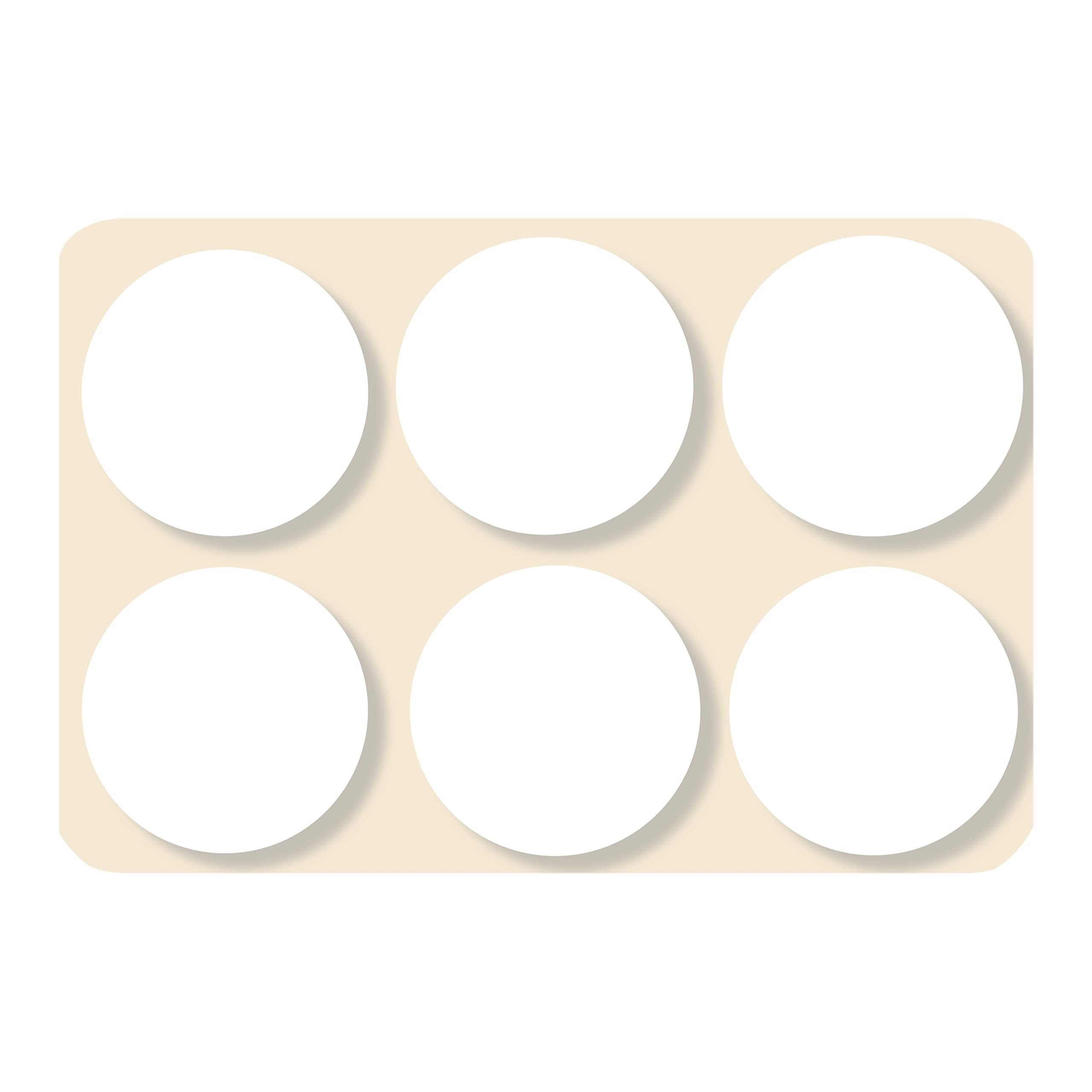 Paper Labels White Round 1 inch Sticker Labels 300 PCS : Amazon.in ...