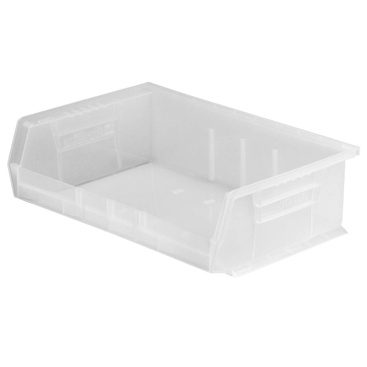 Semi Clear Akro Mils 30255 Plastic Storage Stacking AkroBin 11 inch semi-clear-akro-mils-30255-plastic-storage-stacking-akrobin-11-inch