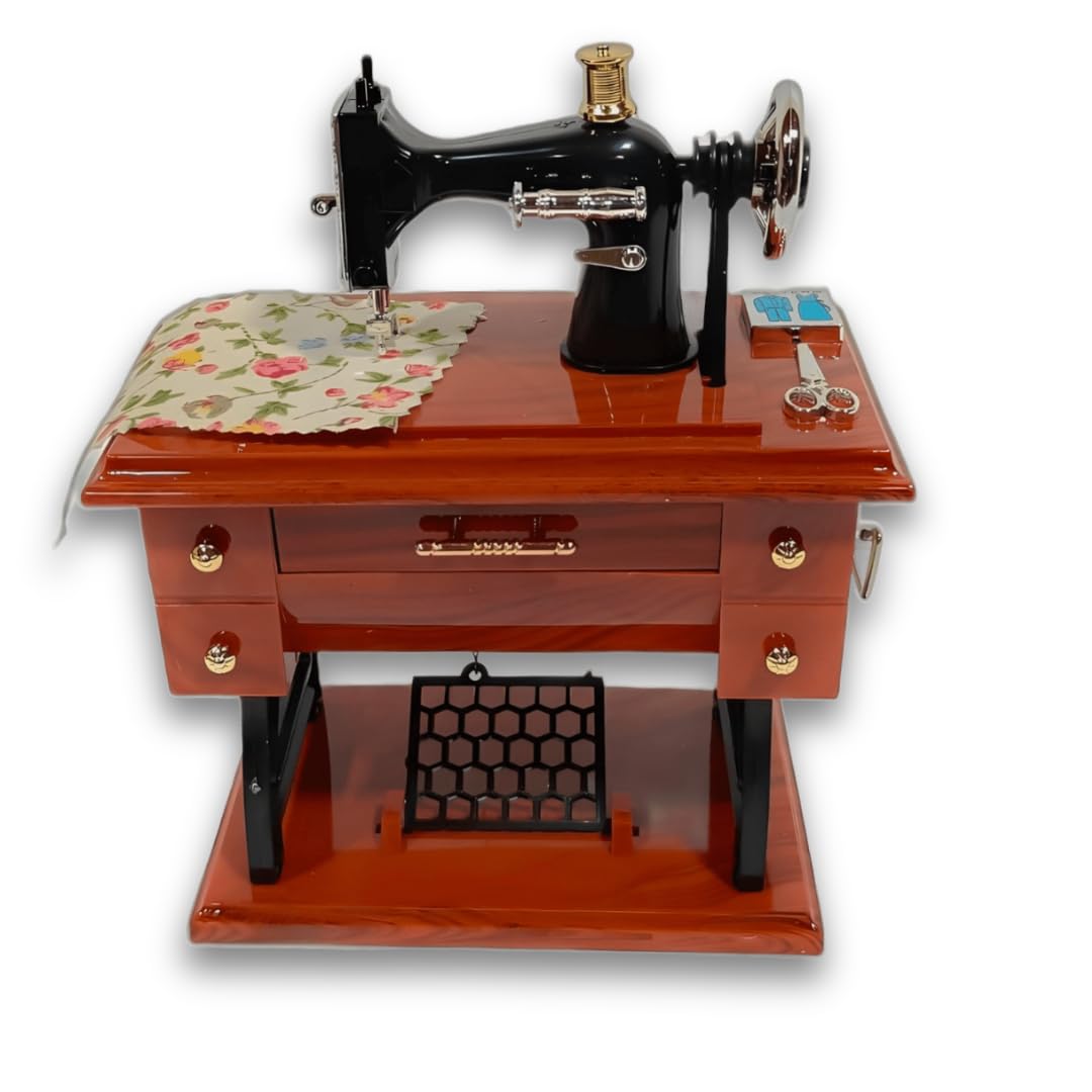 Mini Sewing Machine | vintage musical sewing gift|musical gift Tailor ...
