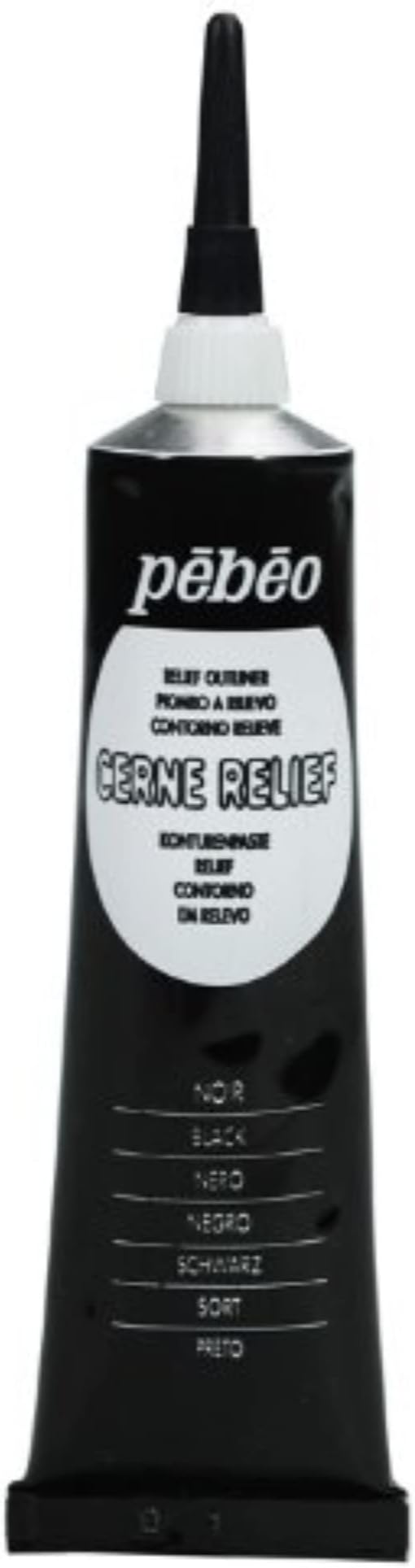 Pebeo 760120 3 x 20 ml Vitrail Cerne Relief Glass Outliner Set , Metal ...