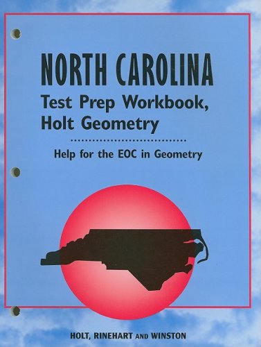 Amazon.com: Geometry Test Prep Workbook Grade 10: Holt Geometry North ...