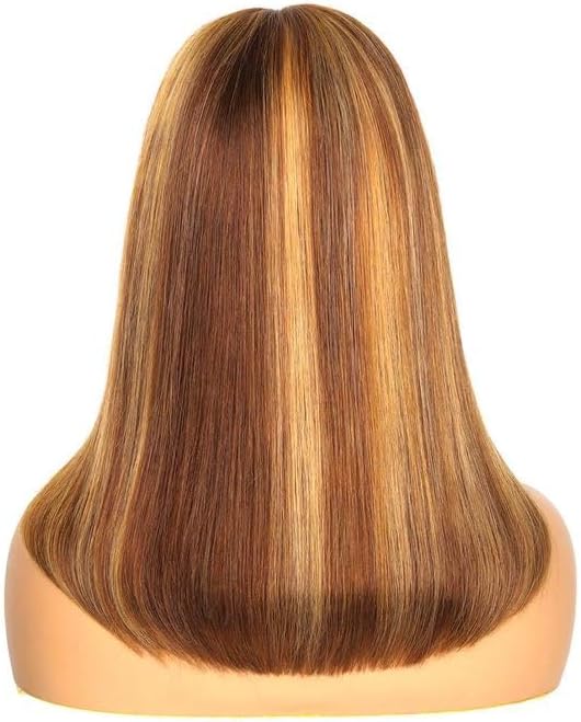 Amazon.com : 4/27 Human Hair Wigs hd Lace Front Wigs 13x4x1 T Part Wigs ...