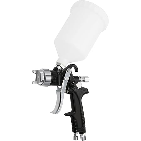 Amazon.com: PNTGREEN Hvlp Spray Gun Gravity Feed with 600CC Capacity ...