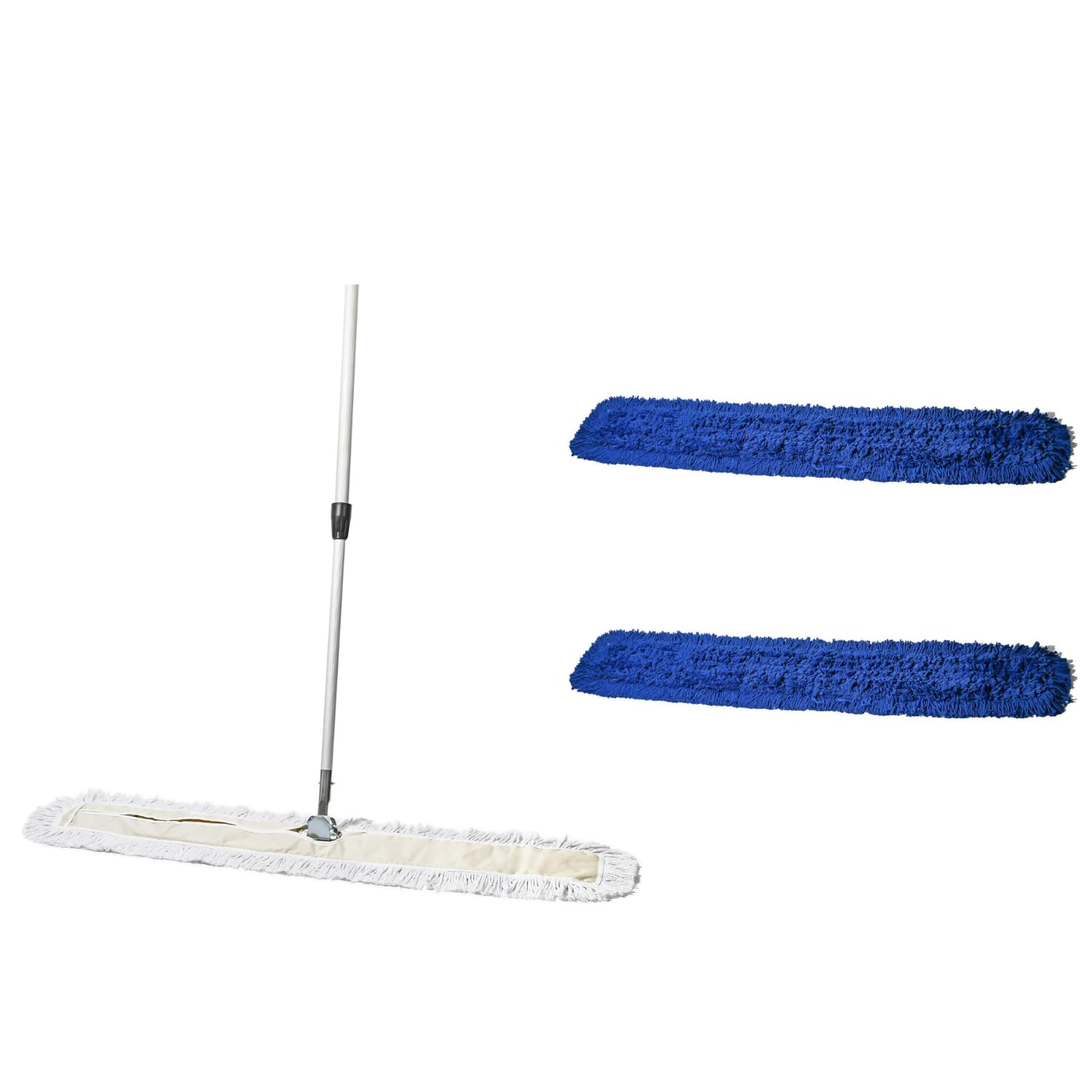 Tidy Tools 48 Inch Commercial Strength White Dust Mop with Extendable ...