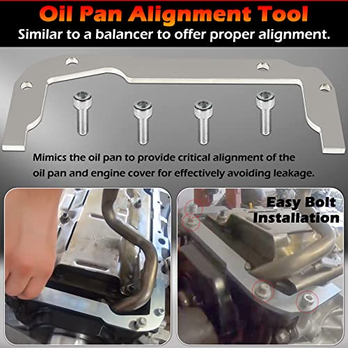 Snapklik.com : Front And Rear Cover Billet Alignment Tool & Oil Pan ...