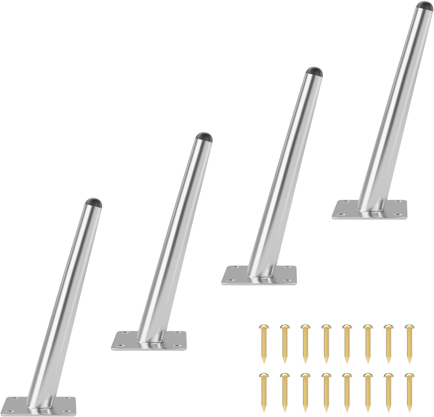 Amazon.com: 10 Inch Furniture Legs Set of 4 Modern Mid Century Oblique ...