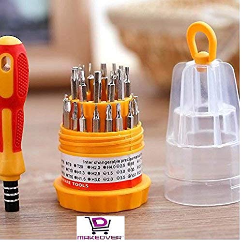 D MAKEOVER 31 in 1 Tool Kit Magnetic Screw Driver, Repairing Tool Set ...