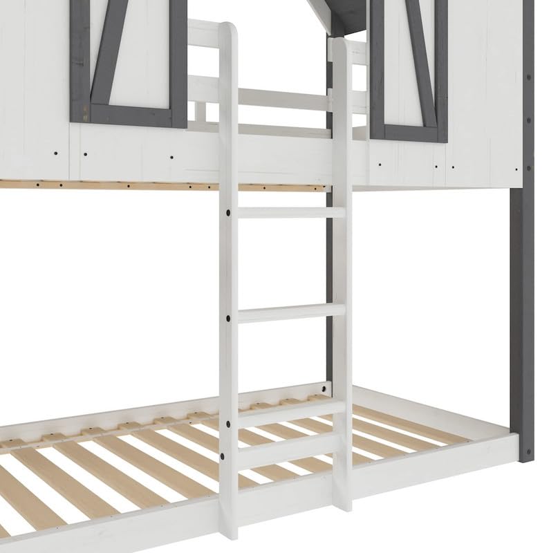 Child Craft Rustic Barn House Twin Over Twin Bunk Bed User Manual