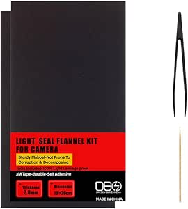 Amazon | DBZZ 光漏れ防止スポンジ高密度 カメラ内面反射防止フォーム フォームフィルムカメラ交換用ライトシールフォーム カメラ内面反射防止フォーム モルトプレーン のり (2pcs ...