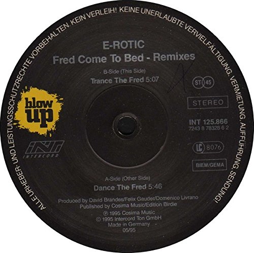 Fred Come To Bed Remixes [Vinyl LP]: Amazon.de: CDs & Vinyl