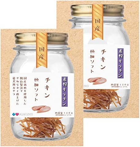 Amazon | プラスラブ 素材キッチンチキン極細ソフト 120gx2袋セット | プラスラブ | ジャーキー 通販