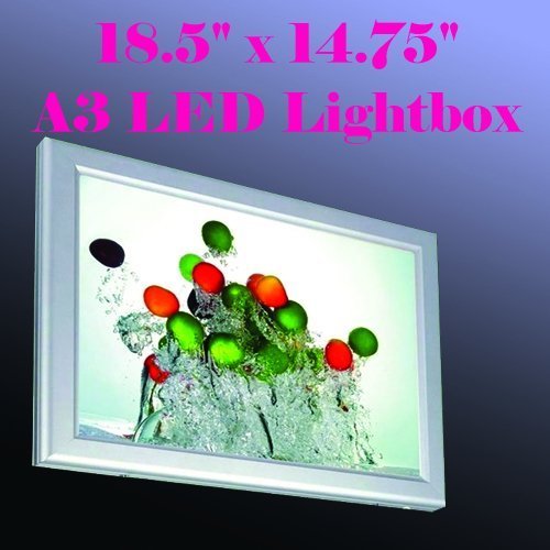 Buy A3 LED Slim Aluminum Frame Light Box 18.5 x 13.75 Tattoo ...