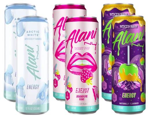 Buy Alani Nu - Variety Pack 6 12oz Cans 200mg Caffeine RARE Flavors ...