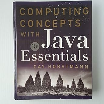 Computing Concepts with Java Essentials: Horstmann, Cay S.: 9780471469001: Amazon.com: Books