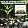 Amazon.com : SOLIGT 1020 Size Seed Starter Kit with Grow Light and Heat Mat - Strong Seed ...