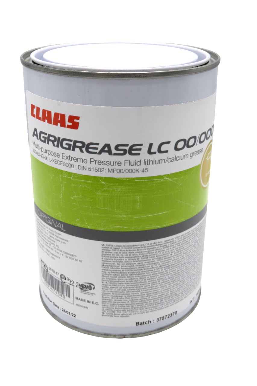 Amazon.com: AGRIGREASE LC 00/000 Multi-Purpose Extreme Pressure Fluid ...