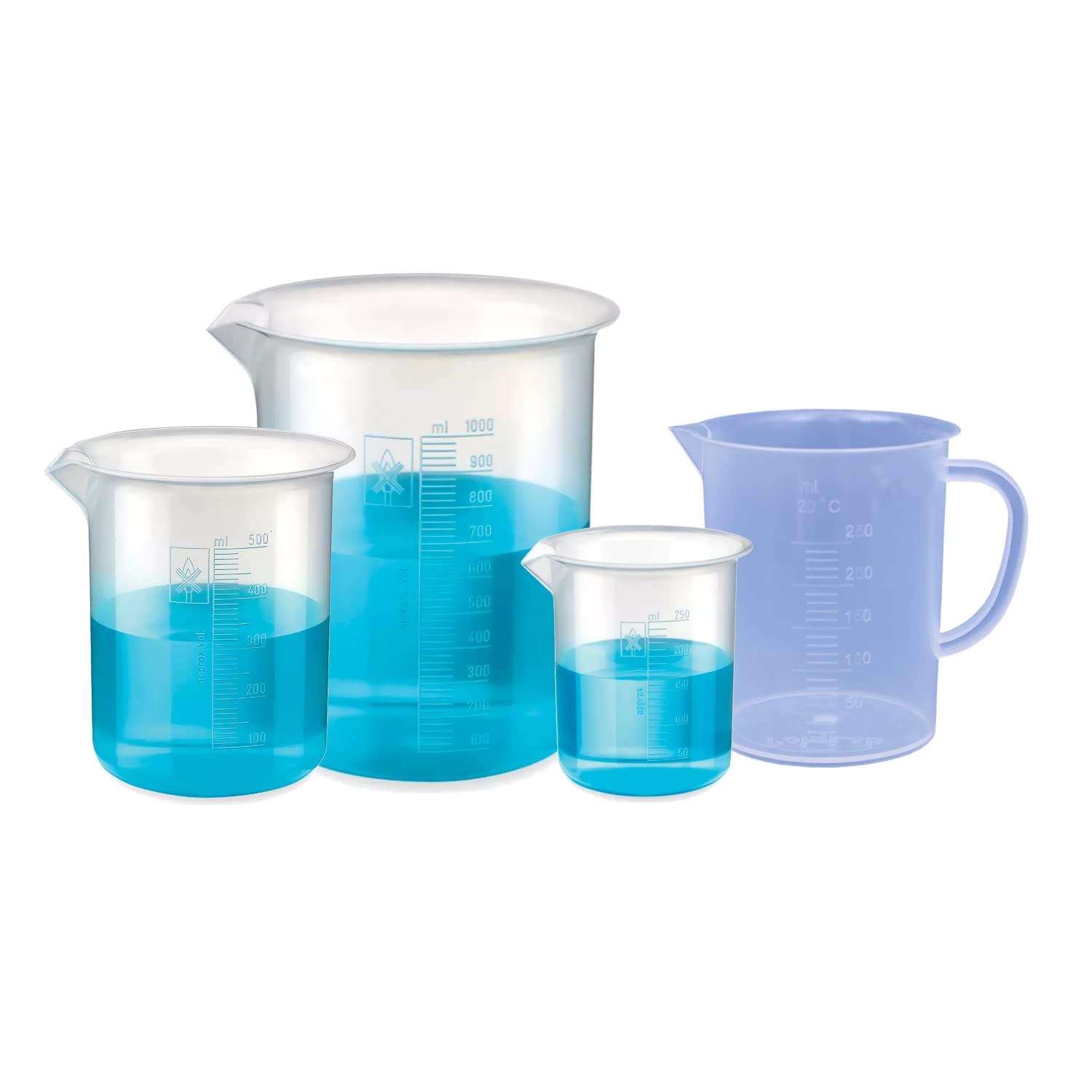Buy Bello Polypropylene Plastic Beaker with Graduation Marks and ...