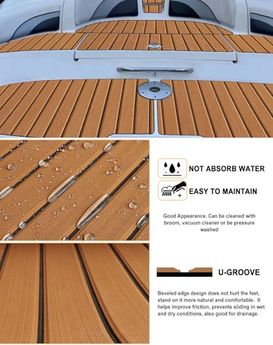 Snapklik.com : Boat Flooring 3M, EVA Foam Boat Decking Self-Adhesive ...