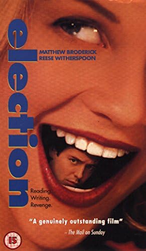 Amazon.com: Election [VHS] : Matthew Broderick, Reese Witherspoon ...