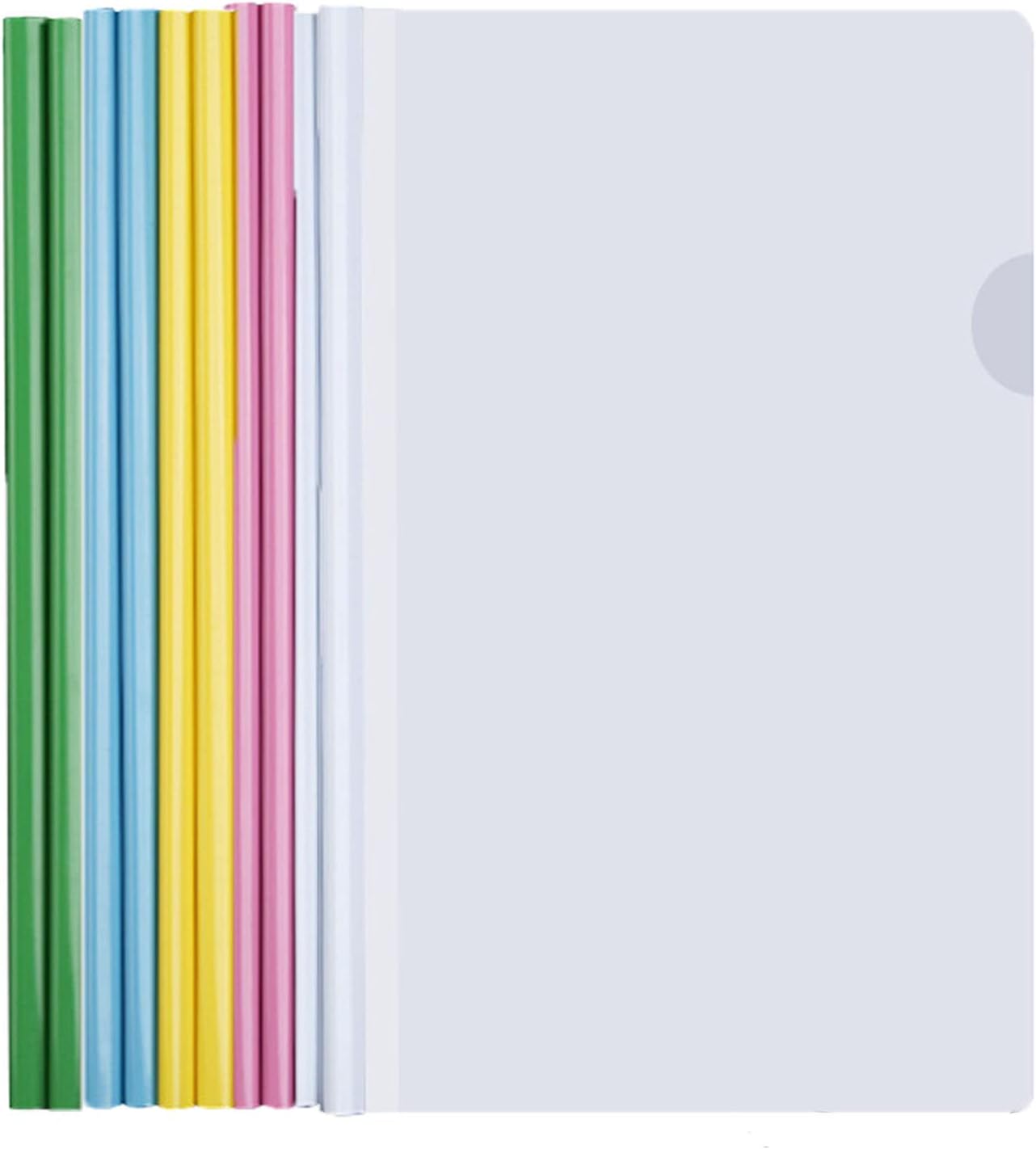 10pcs A4 Clear Clip Bar Files Report Project Presentation Slide Binder ...