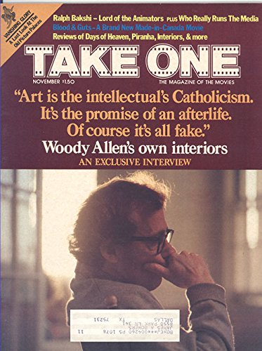 Take One Magazine November 1978 (Woody Allen on Cover): Various: Amazon ...