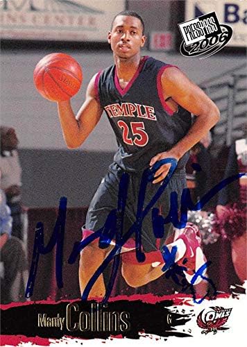 Amazon.com: Mardy Collins autographed Basketball Card (Temple Owls ...