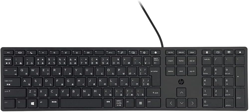 Amazon | HP 有線USBキーボード Wired 320K Keybord (HSA-P010K) 日本語配列 Windows PC ...