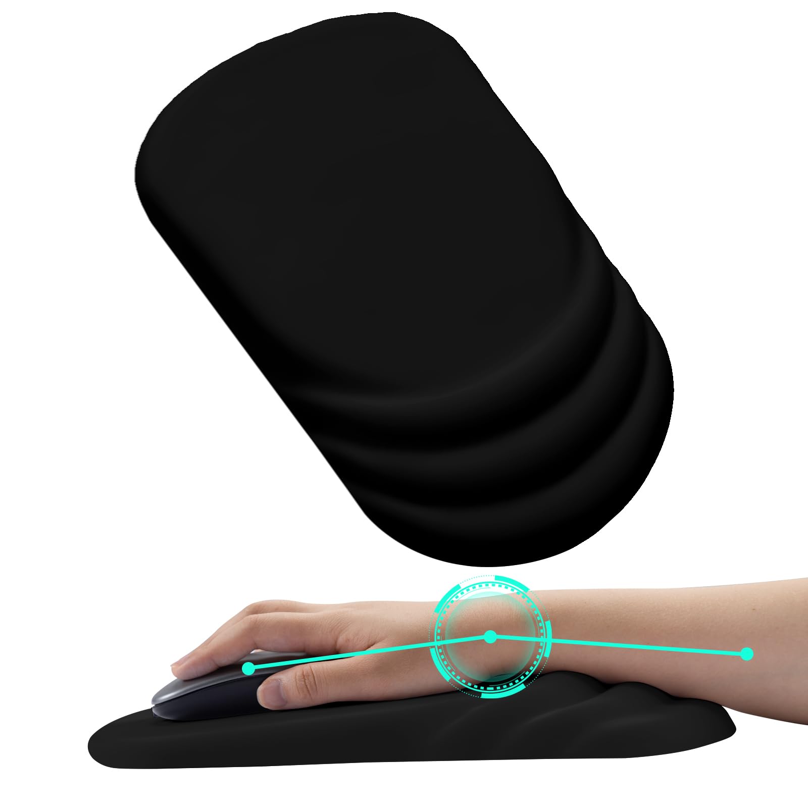 Amazon.com: Siski Ergonomic Mouse Pad with a Massage-Designed for Wrist ...