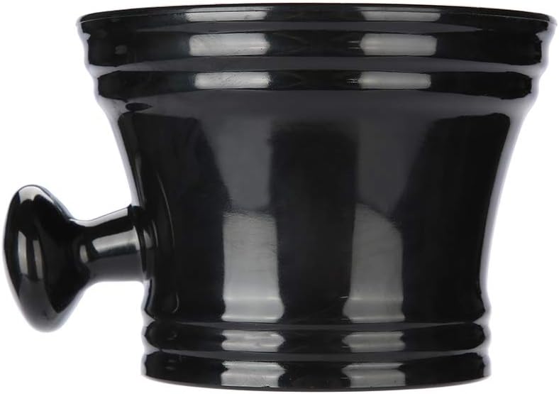 Amazon.com: Linkidea Ceramic Shaving Mug with Knob Handle, Deep Size ...