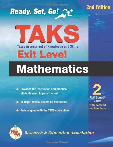 TAKS: Mathematics, Exit Level: Research and Education Association ...