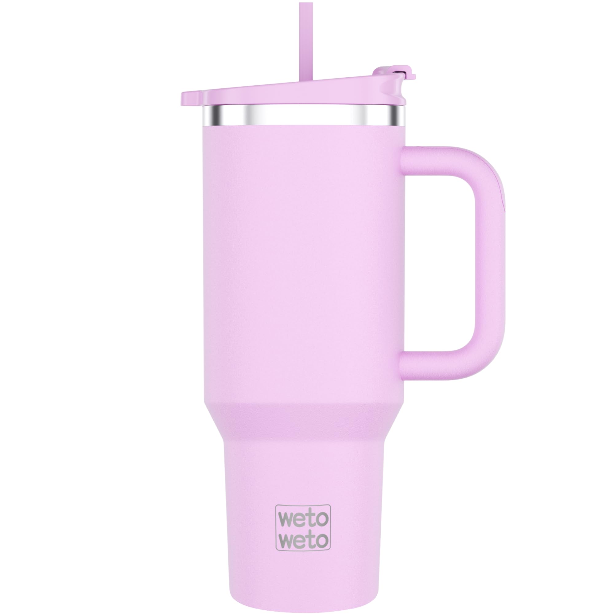 Amazon.com | WETOWETO 40 oz Tumbler with Handle, Leak-proof Insulated ...