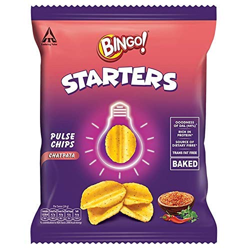 Bingo Starters Pulse Chips Chatpata 50 gm Pouch : Amazon.in: Grocery ...