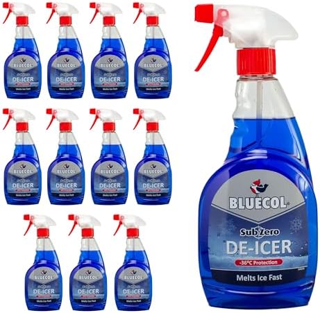 Bluecol BLD500 Sub Zero De-Icer Trigger Fast Ice Melt 500ml x 12 ...