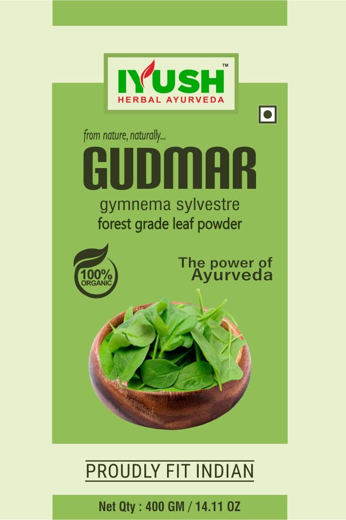 Buy IYUSH Herbal Ayurveda Gurmar Powder – 400gm | Gudmar Powder ...
